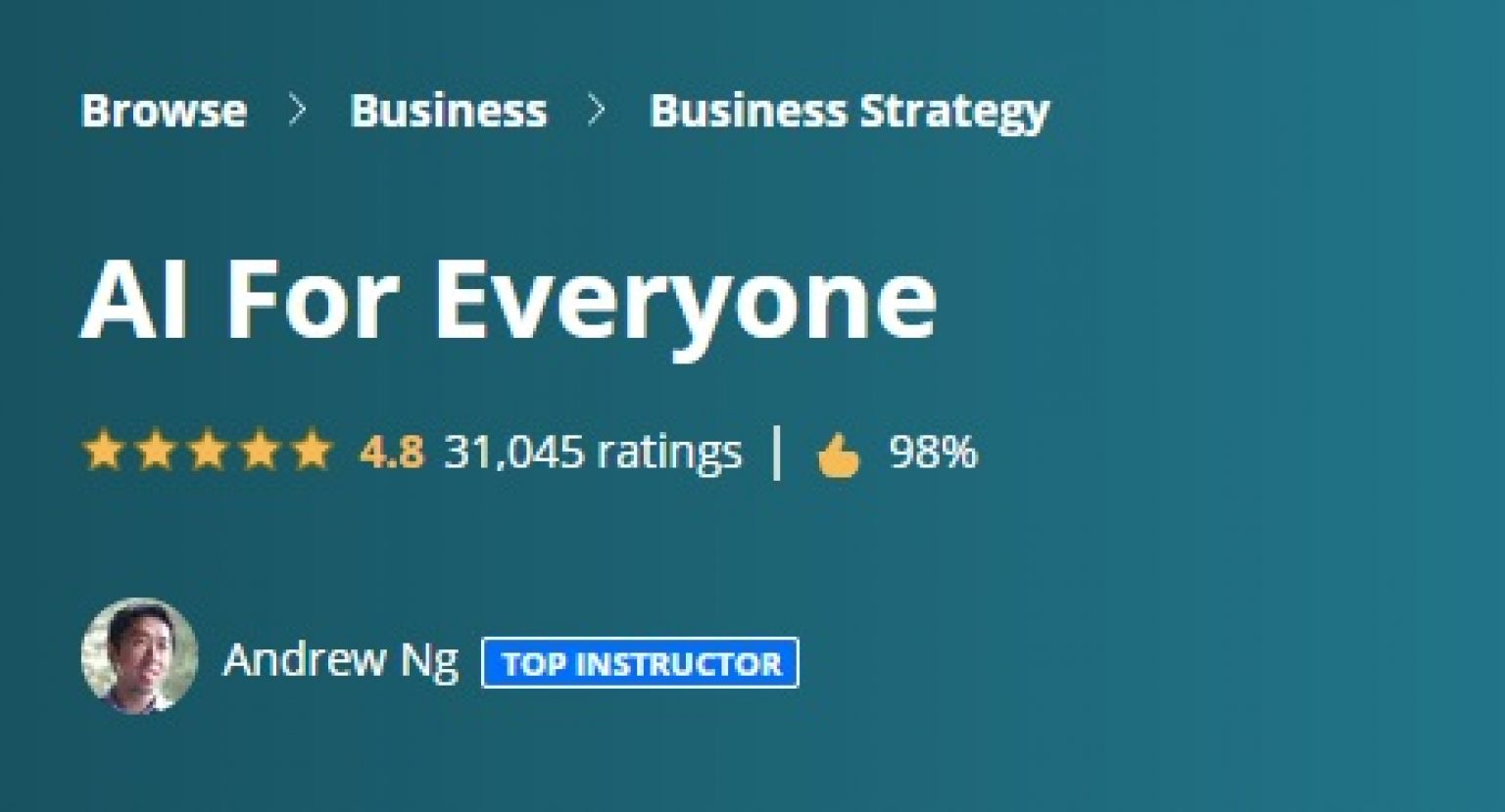 AI For Everyone - DeepLearning.AI Course | 3C