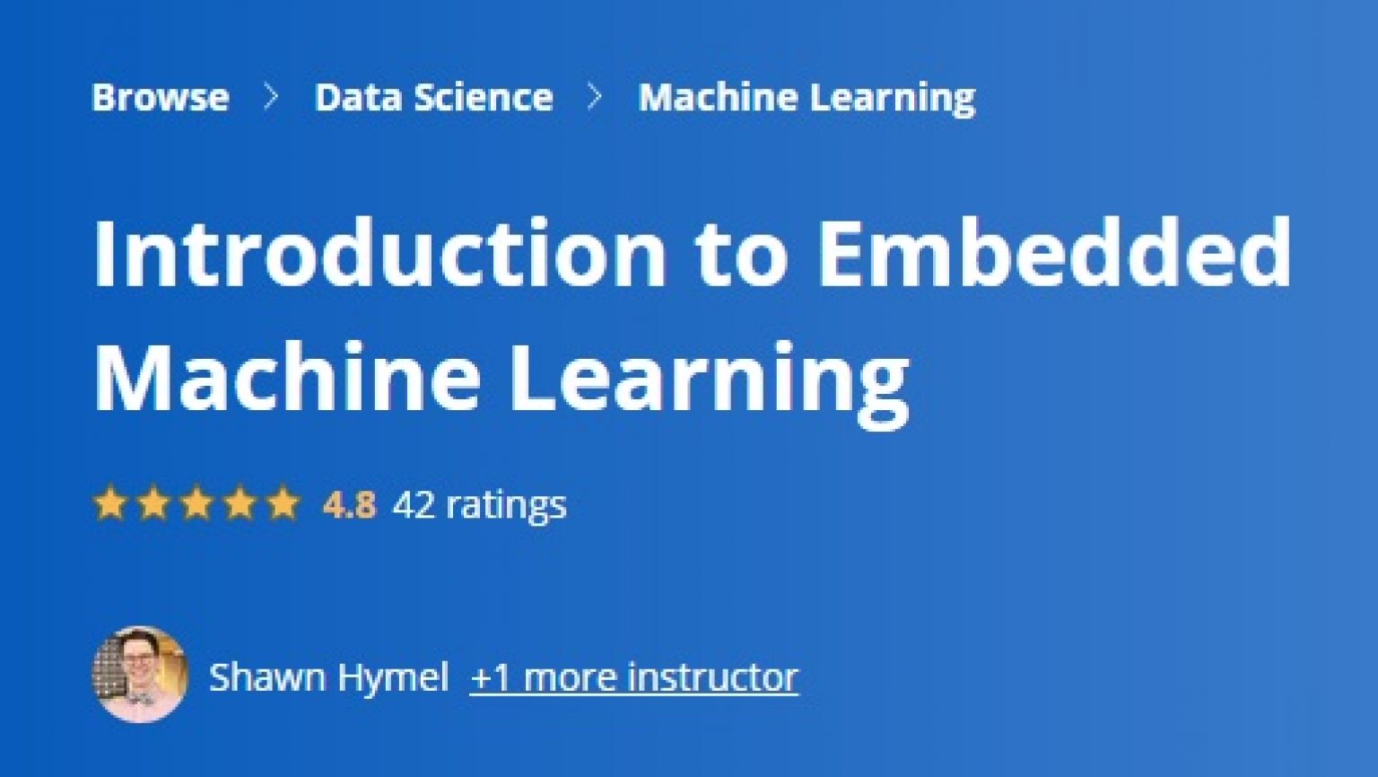 Introduction to Embedded Machine Learning course | 3C