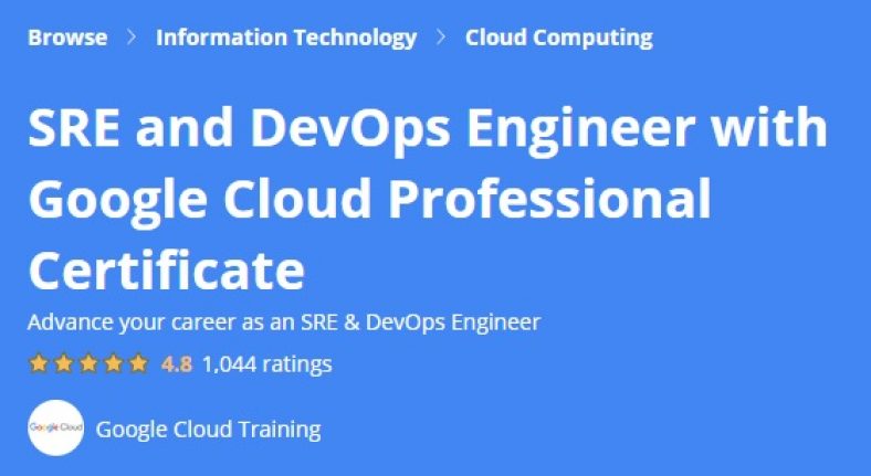 SRE and DevOps Engineer with Google Cloud Professional Certificate ...