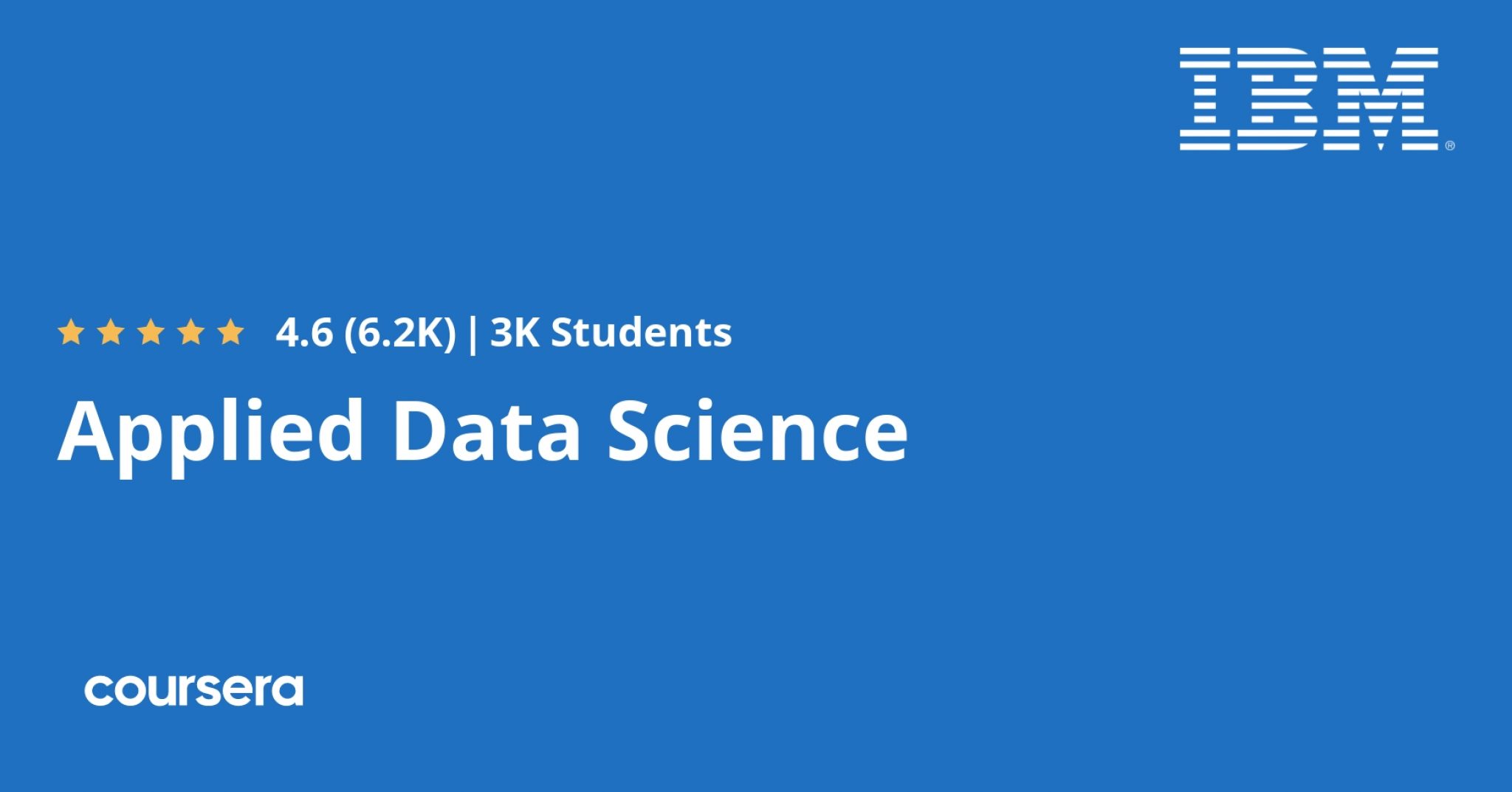 IBM Certified :Applied Data Science Specialization Course | 3C
