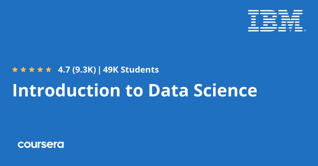 IBM Certified : Introduction to Data Science Specialization Course | 3C
