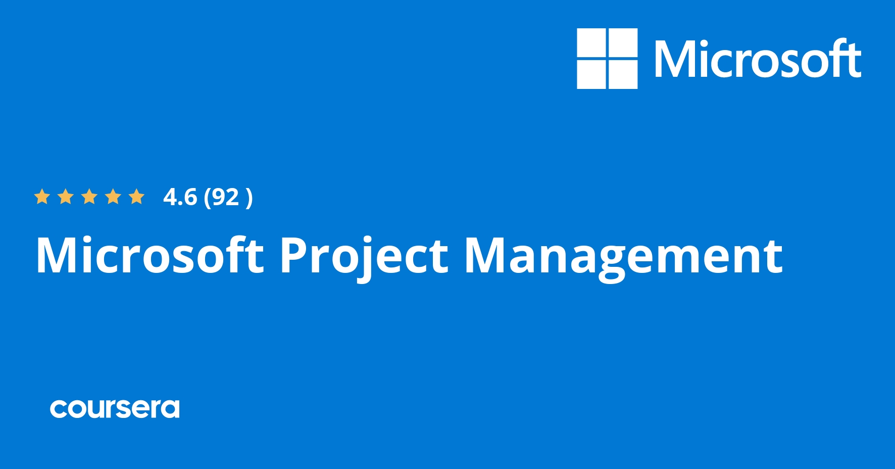 [Coursera] Microsoft Project Management Professional Certificate